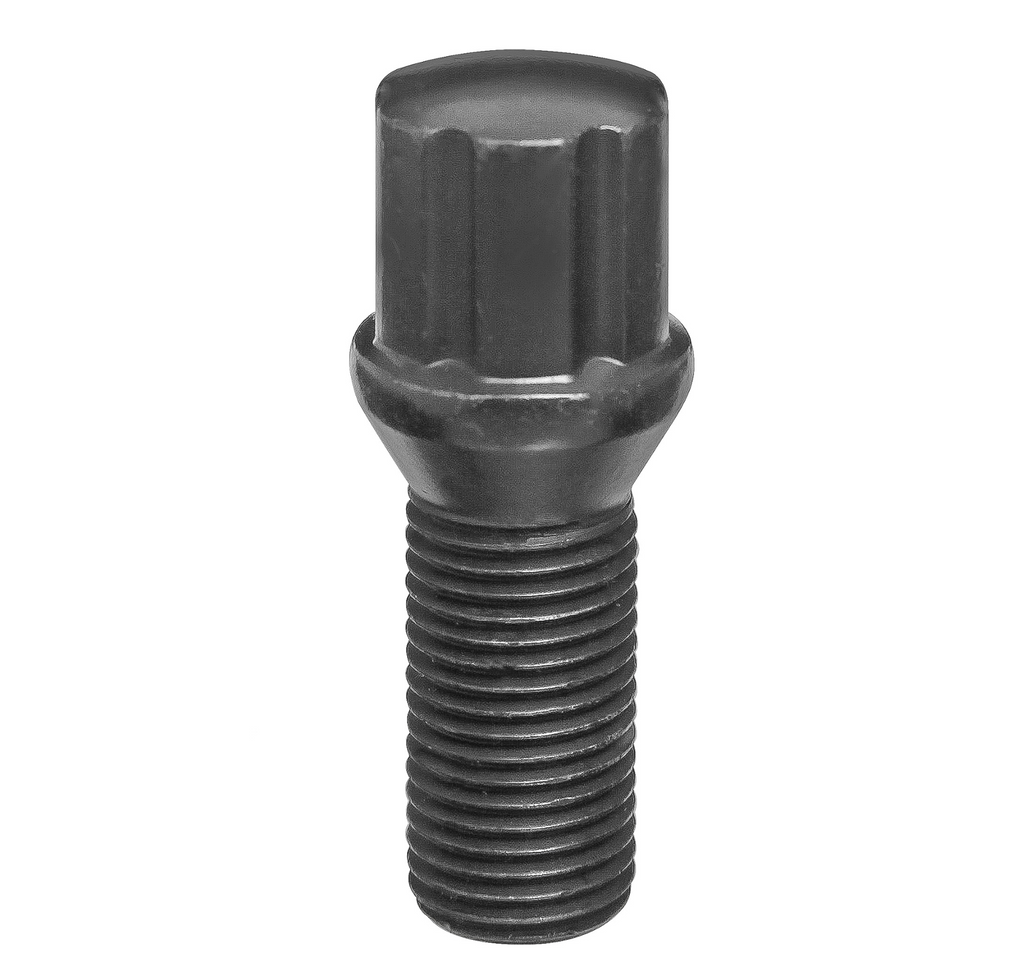 Wheel Install Kit (5-Lug) Spline Lug Bolt 27mm Thread Length 12x1.25 ...